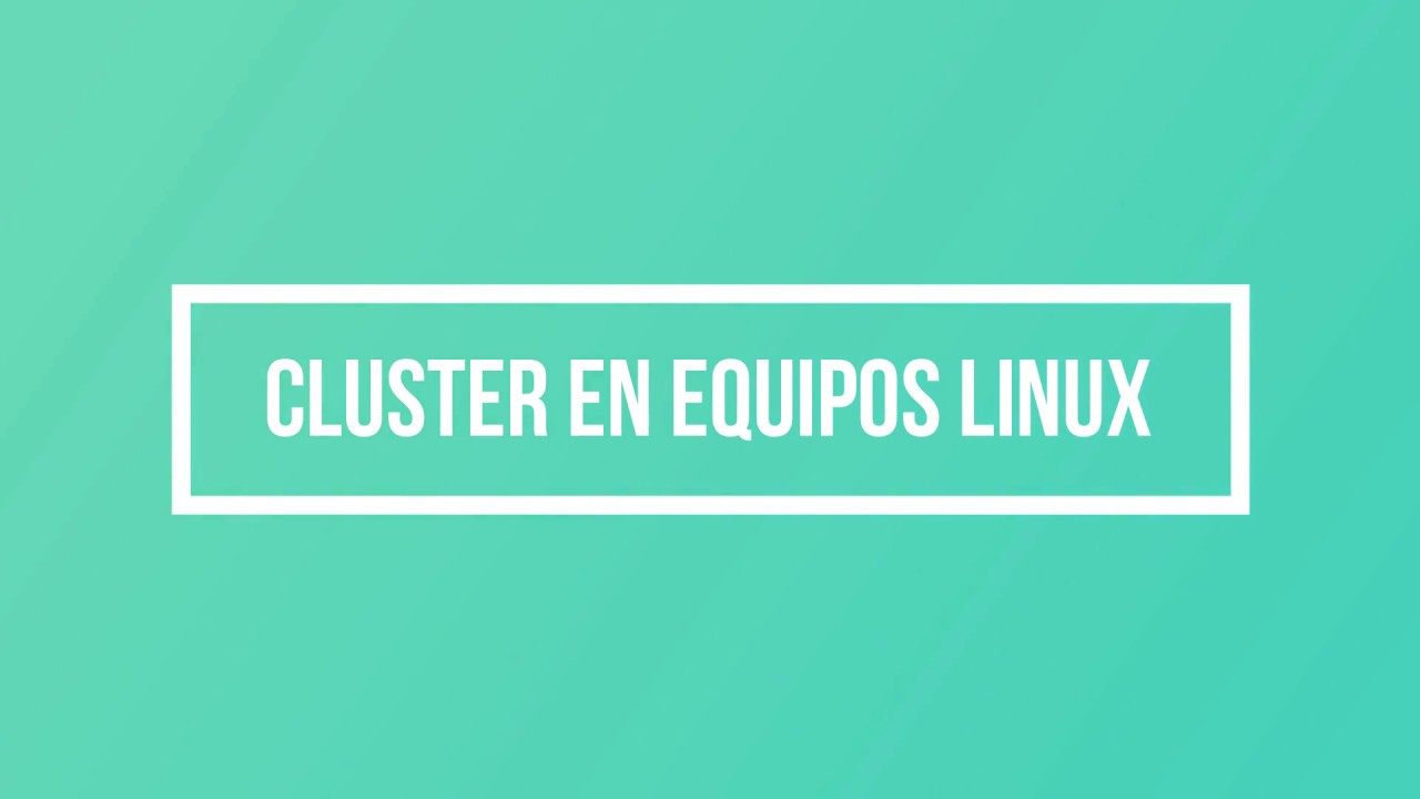 Cluster de equipos Linux - ABC GNU Linux - YouTube