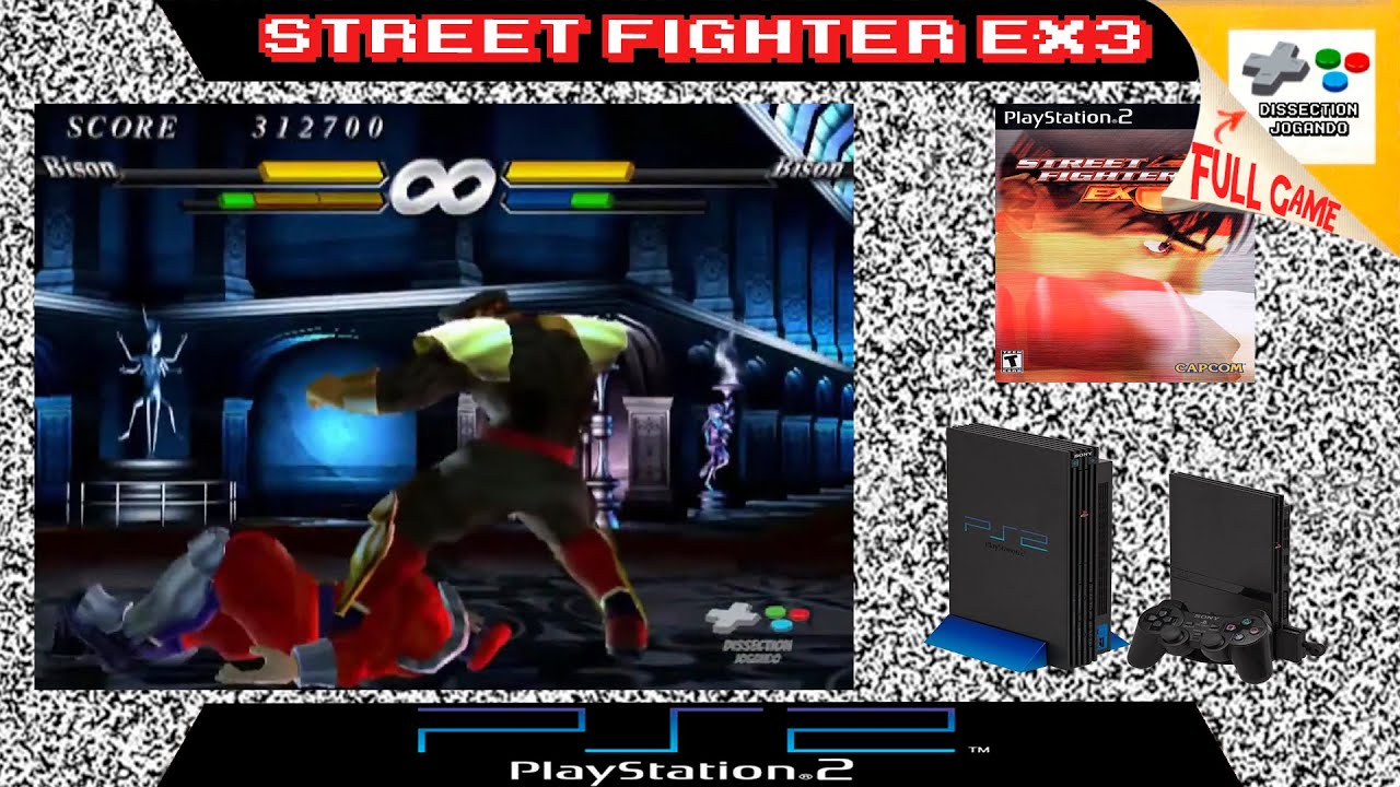 Street Fighter EX3 - Playstation 2 [Bison 2, Dhalsim, D.Dark, V.Rosso ...