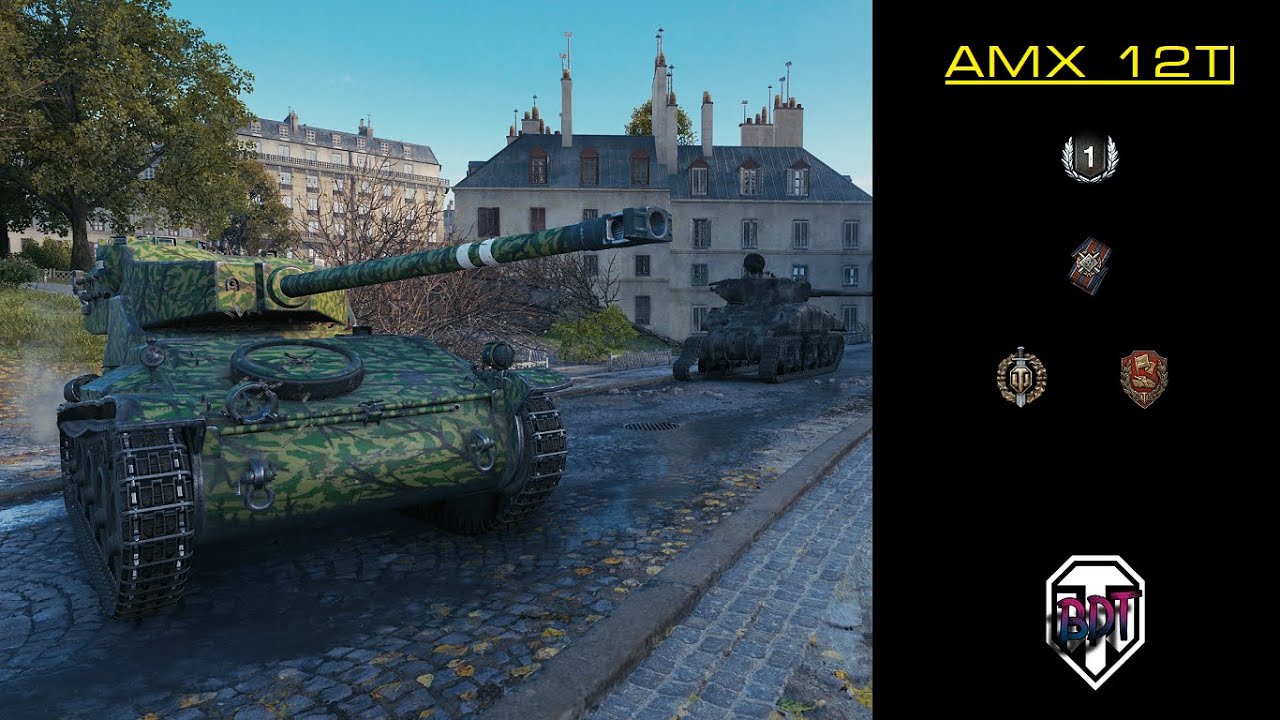 World of Tanks - AMX 12T - Can´t catch a break! - YouTube