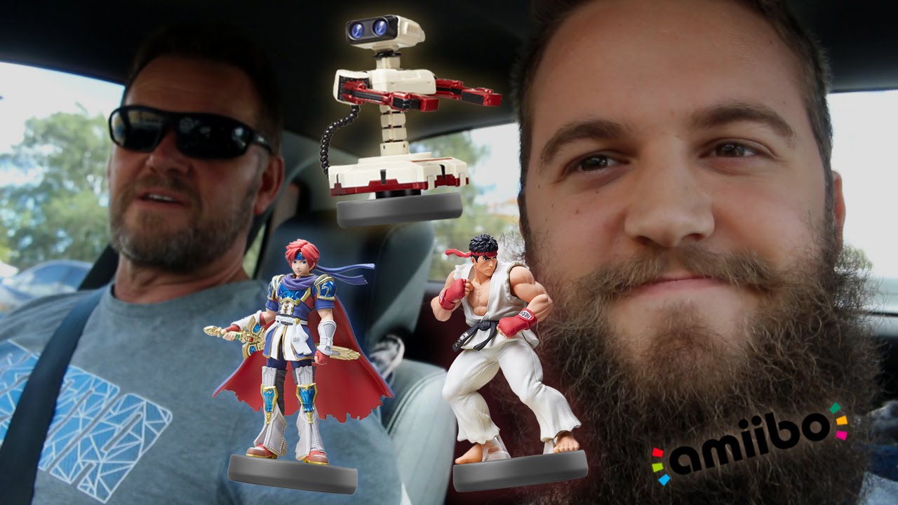 AMIIBO HUNTING + UNBOXING (ROY, RYU & FAMICOM R.O.B) FEAT. MY FATHER ...