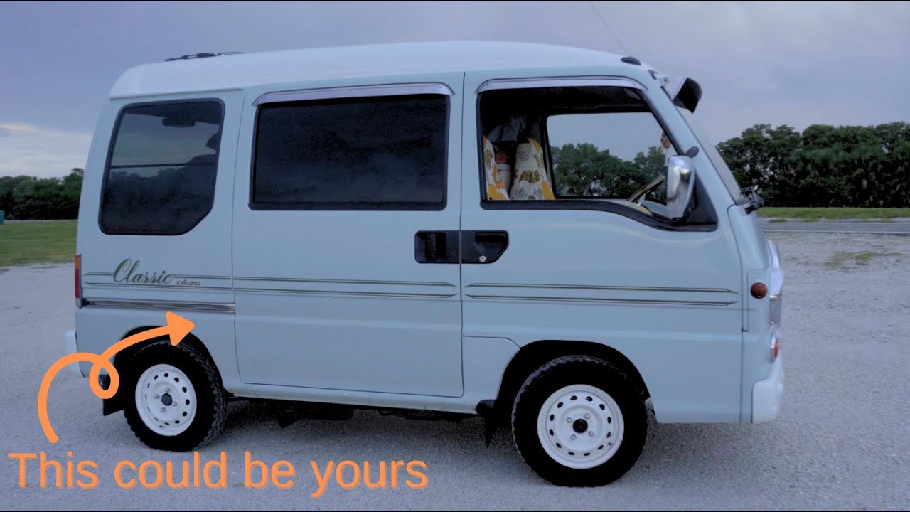 Van Life Upgrade : Vintage Japanese Camper Van Review - YouTube