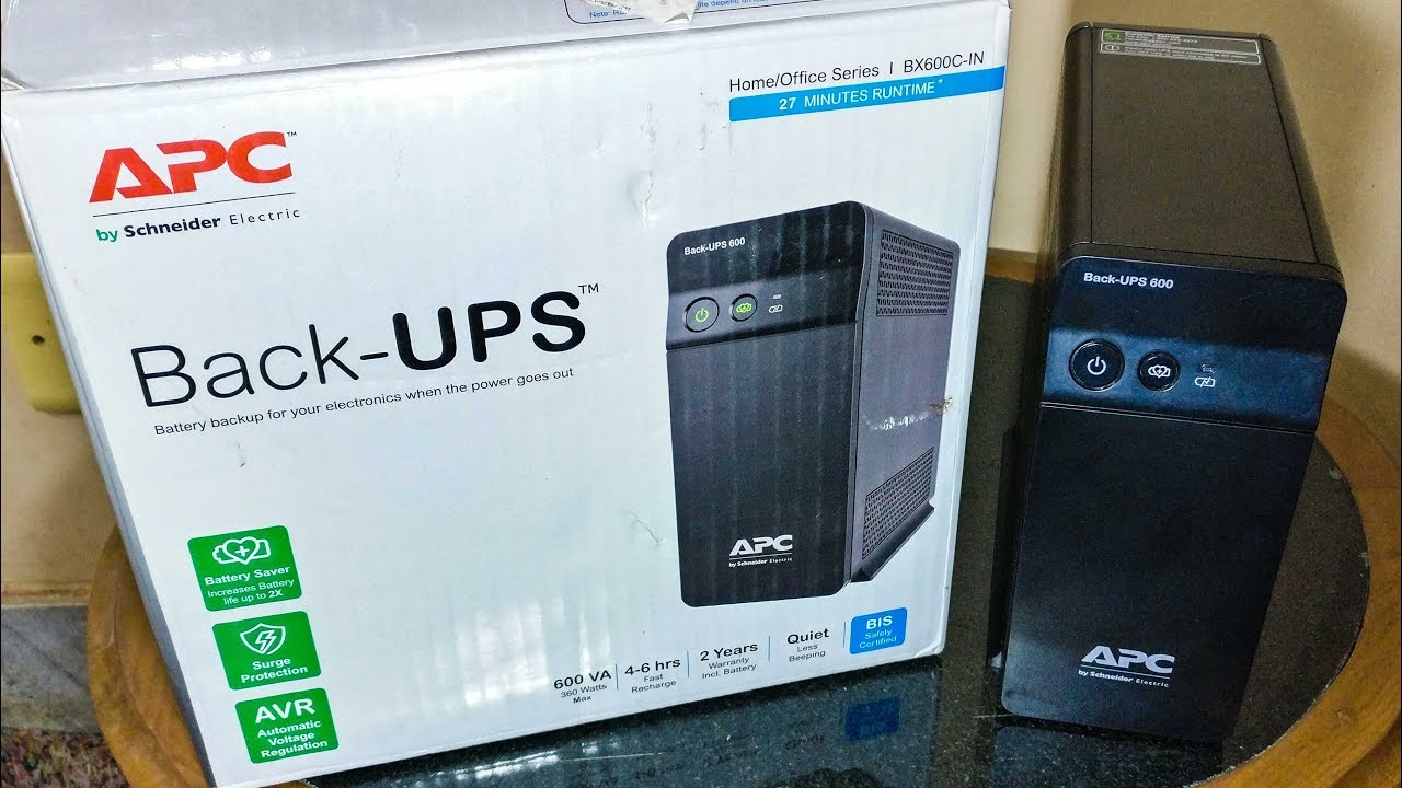 APC Back-UPS BX600C-IN Unboxing and Overview - YouTube