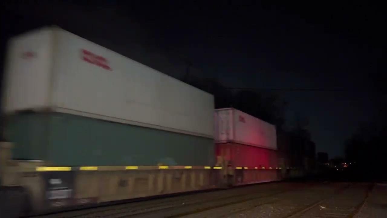 NS 4061 AC44C6M leads NS 269 with a UP SD70M (flared) trailing (UP 3872) at Piscataway,NJ - YouTube