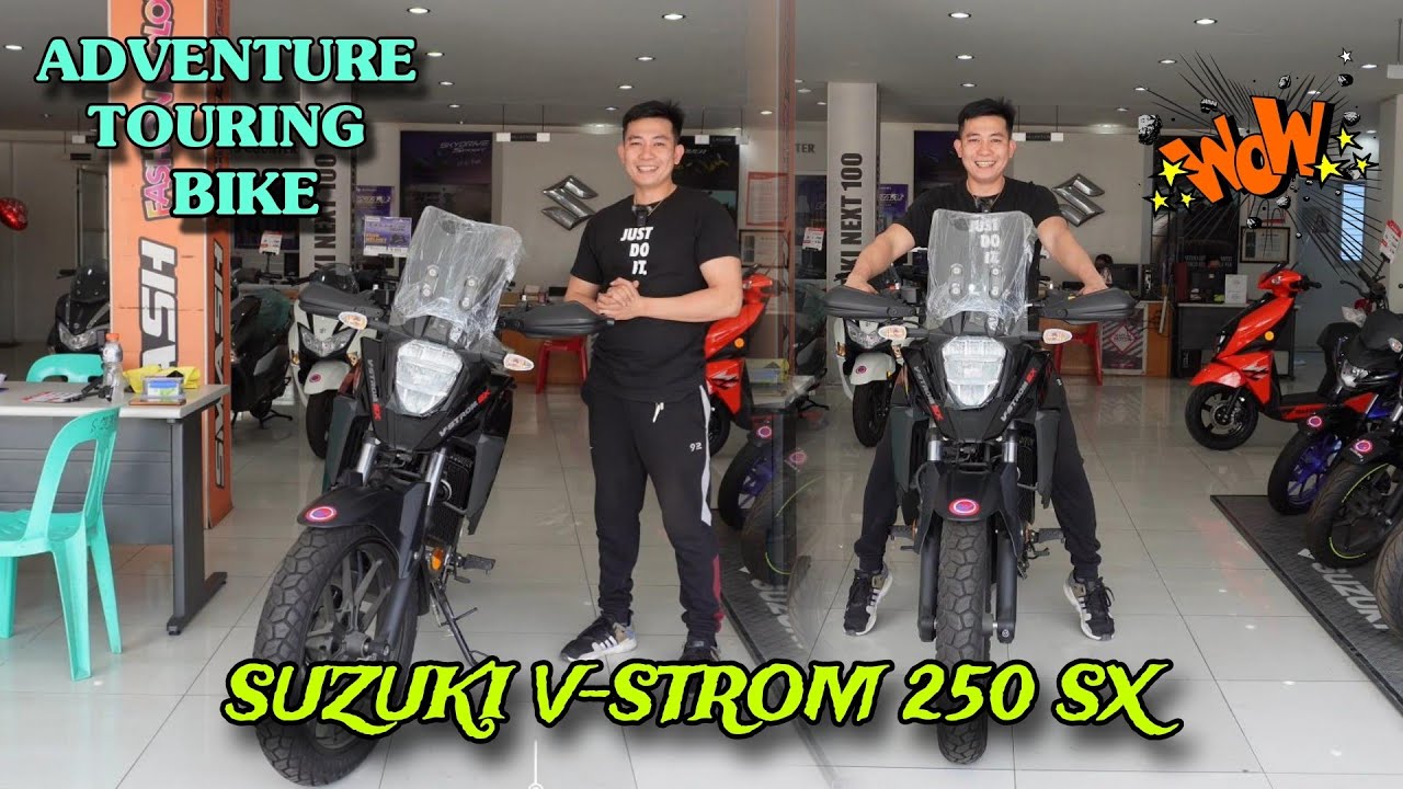 SUZUKI V STROM 250SX TOURING BIKE - YouTube