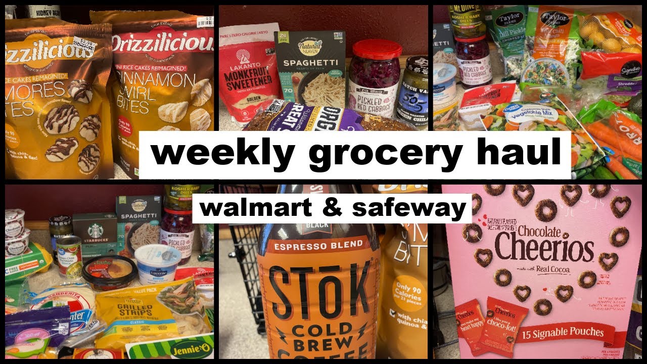 🌟LOTS OF NEW FOOD FINDS Walmart & Safeway Grocery Haul | WW Points ...