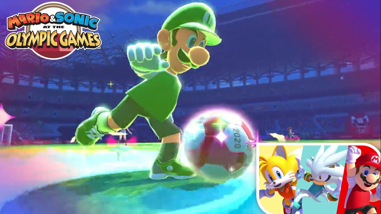 Mario and Sonic at the Olympic Games Tokyo 2020 - Football - Team Luigi ...