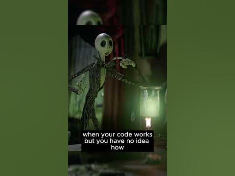 When your code works but you have no idea - YouTube