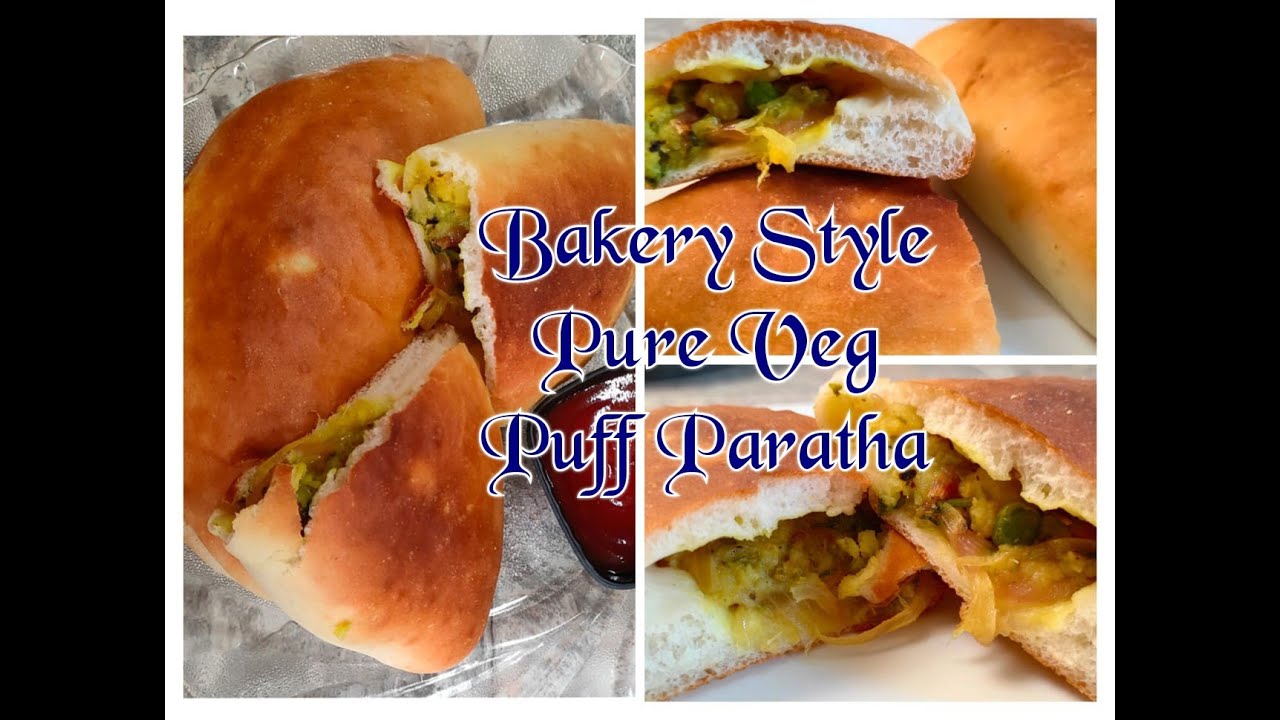 Puff Paratha | Puff | Bakery style puff | Eggless | Stuffed paratha ...