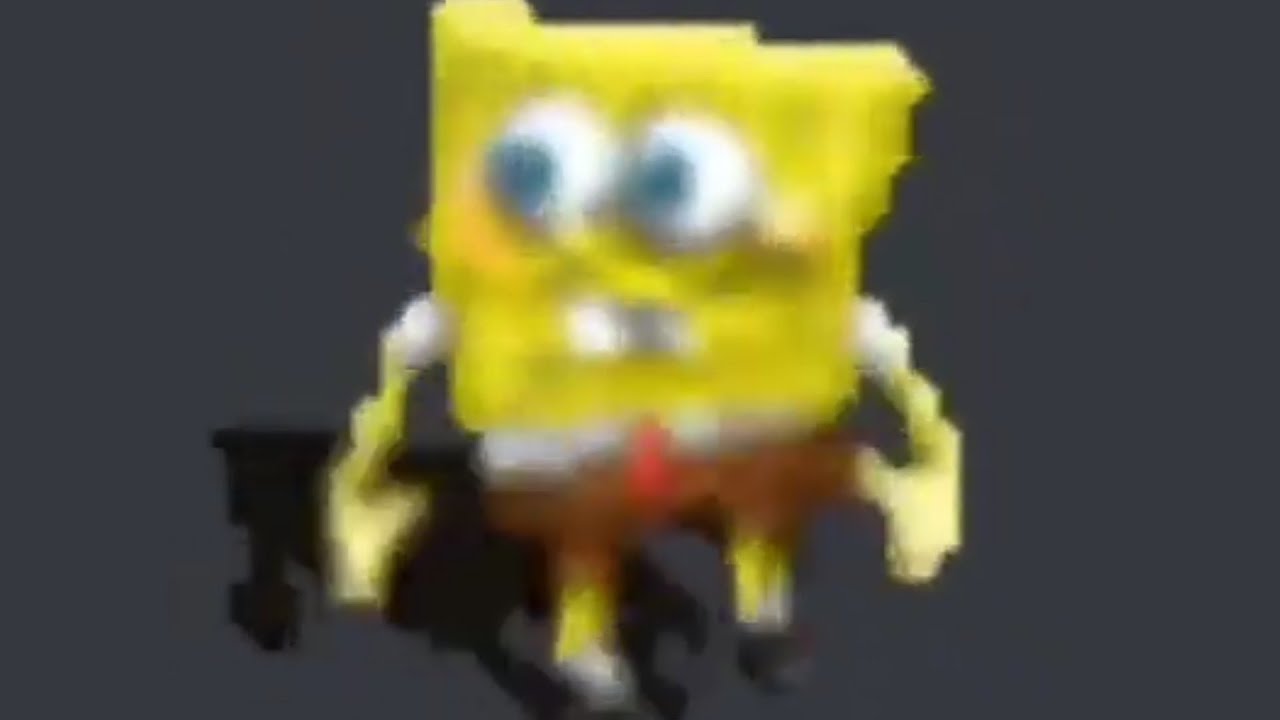 Low Quality Spongebob vibing to Skylanders Music - YouTube