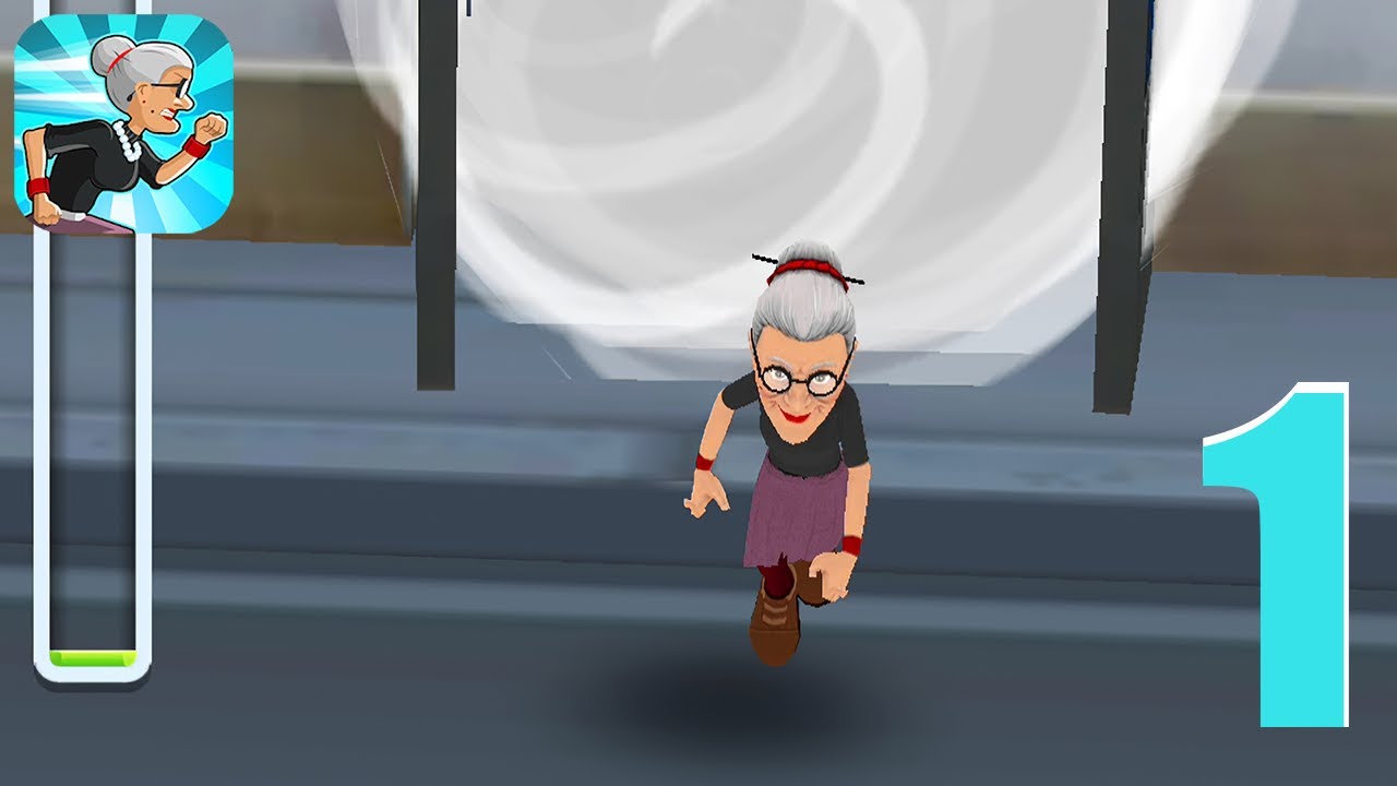Angry Gran Run - Running Game - Gameplay #1 (Android, iOS) - YouTube