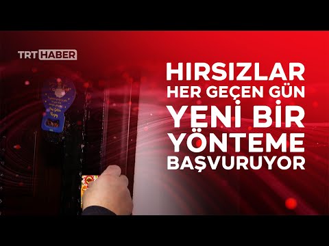 Hırsızların yeni yöntemi: Reklam mıknatısı ile hırsızlık
