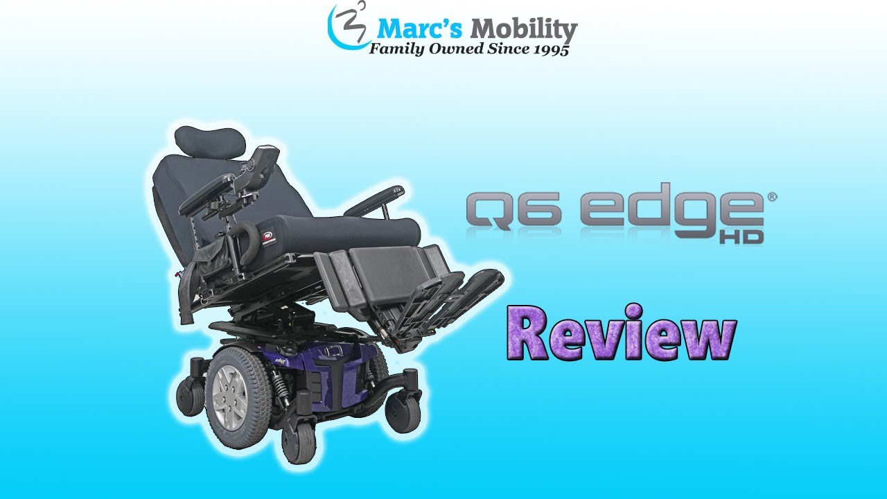 Quantum Edge HD Powerchair with Tilt, Recline, and Legs with a Large ...