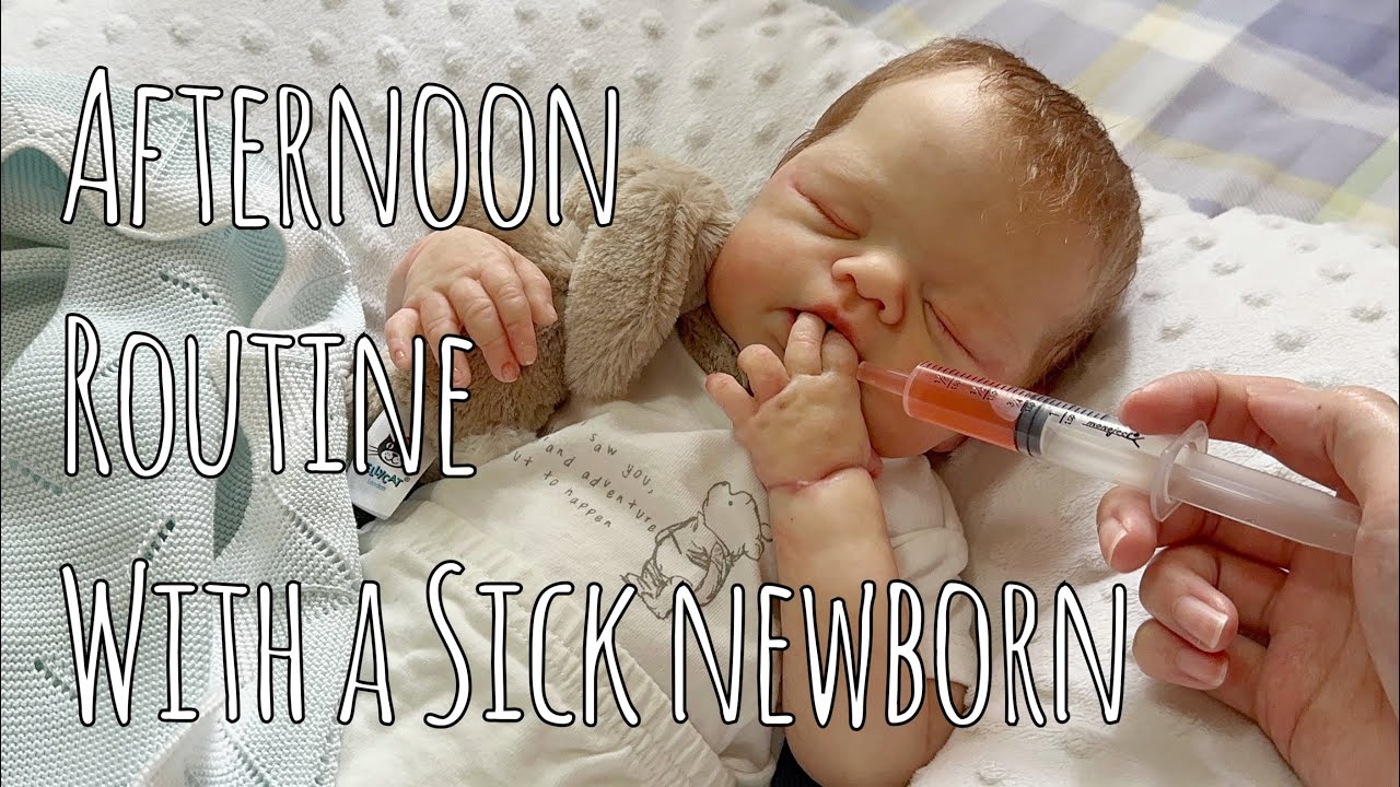 Afternoon Routine With A Sick Newborn🧸 How I Take Care Of A Sick Baby ...