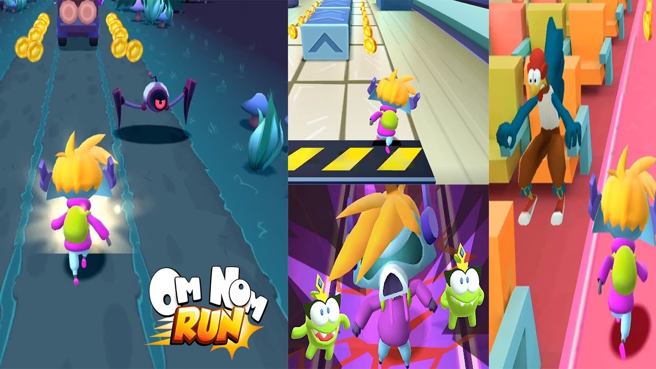 Om Nom : Run gameplay IOS/Android - 💎New Mission with Robo Kid : New ...