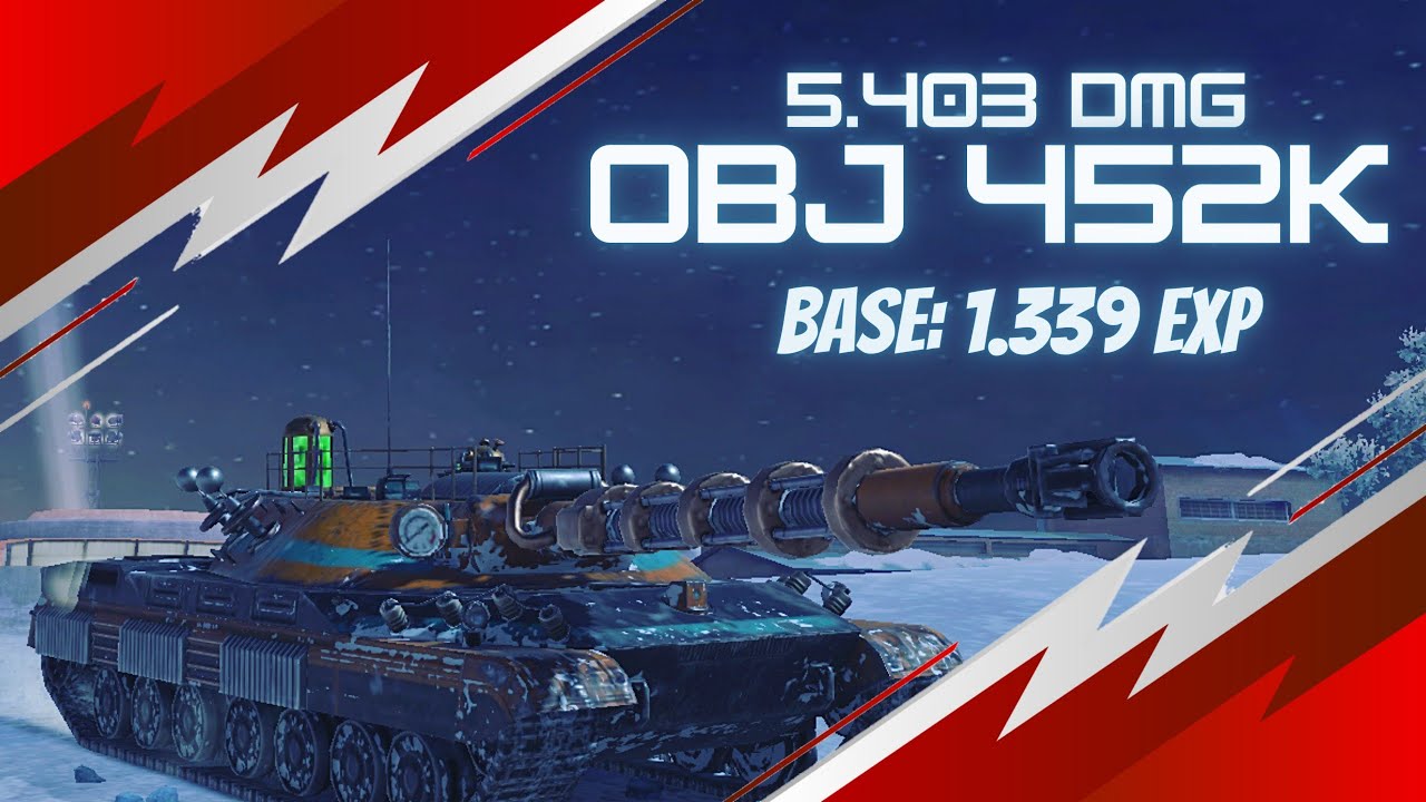 OBJ 452K Galvanox | Amazing this tank "New tier 9" | World Of Tanks ...