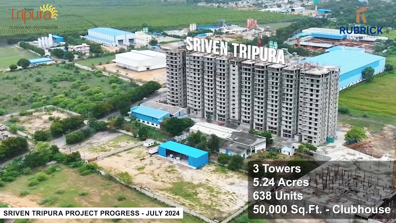 Sriven Tripura | July 2024 - Progress Report | Rubrick Constructions - YouTube