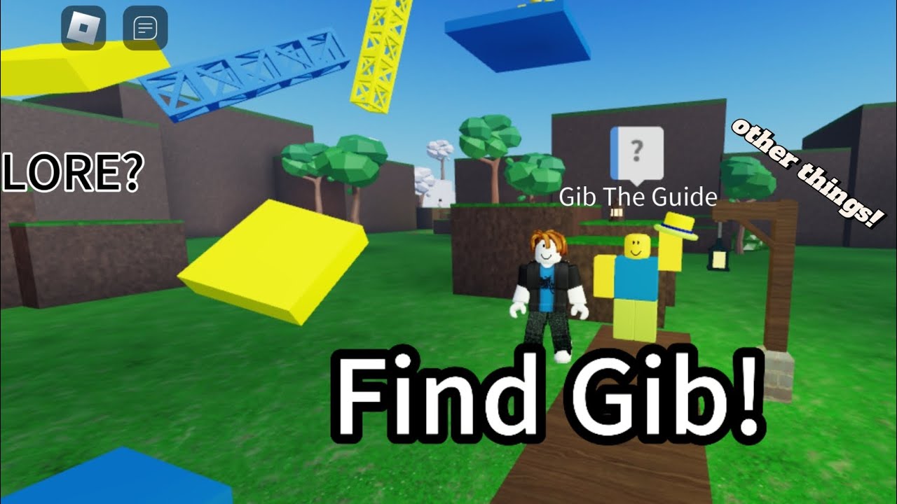 Playing roblox Find Gib - YouTube