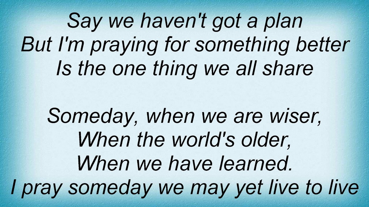 All-4-one - Someday Lyrics - YouTube