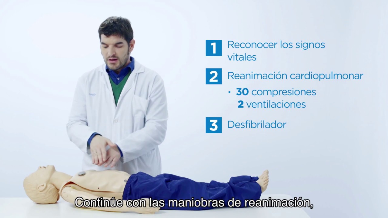 Reanimación cardiopulmonar: pasos a seguir - YouTube