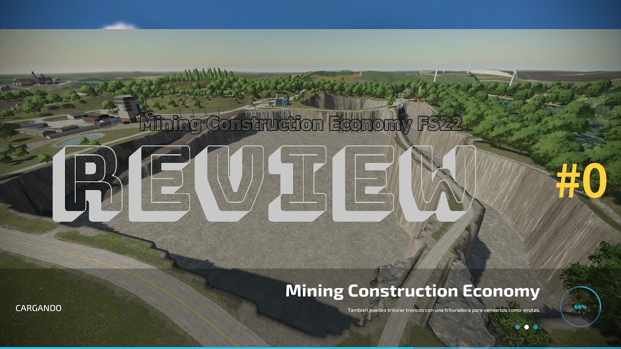 REVIEW 🗺 MAPA mining construction economy 🗺 FS22 Tiene MINERÍA incluida ...