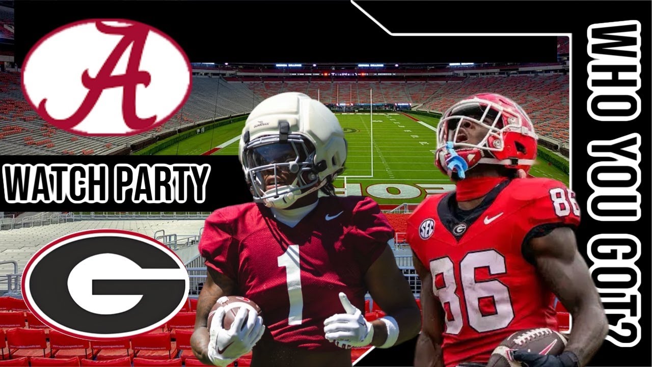 Alabama Crimson Tide vs Georgia Bulldogs | Live Play by Play Stream | # ...