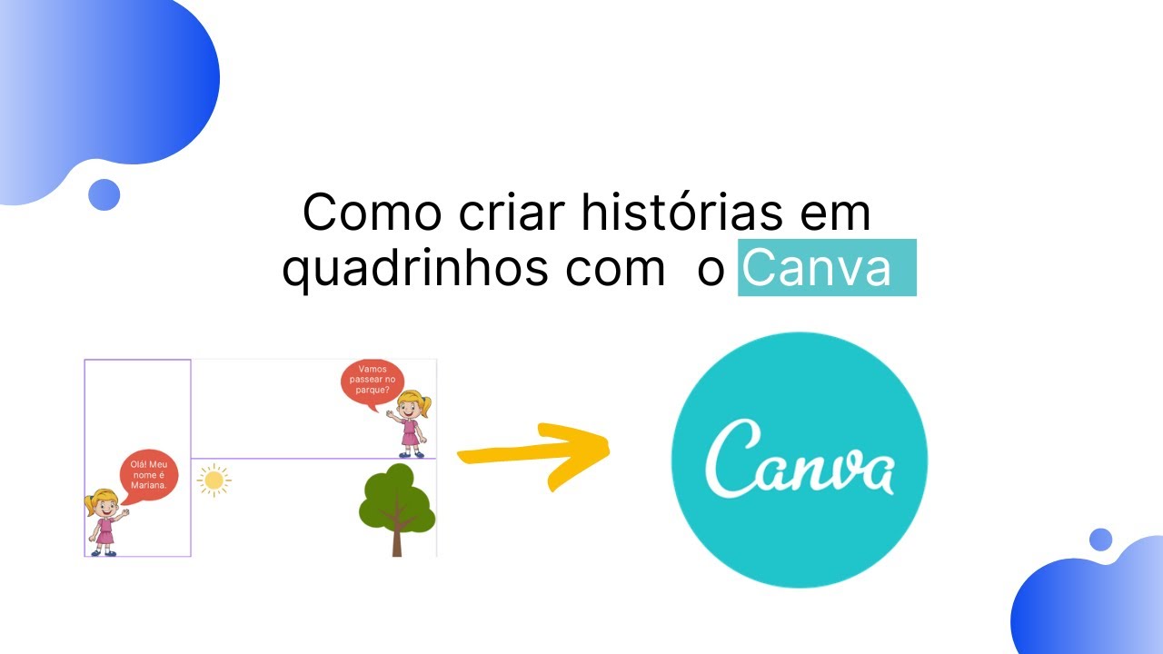 Como Criar Histórias Em Quadrinhos Canva Youtube