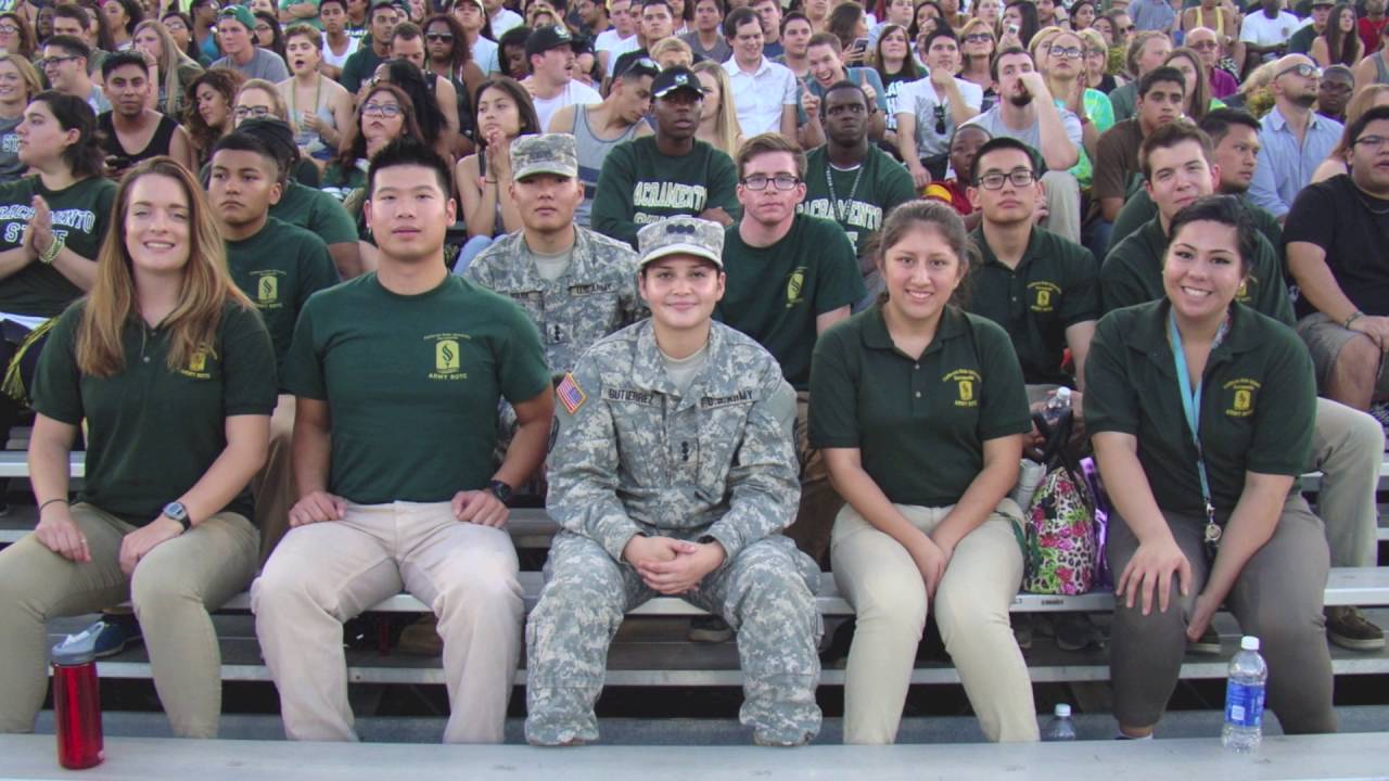 Sac State Forged Gold Program 8th Brigade Army ROTC 2015-2016 - YouTube