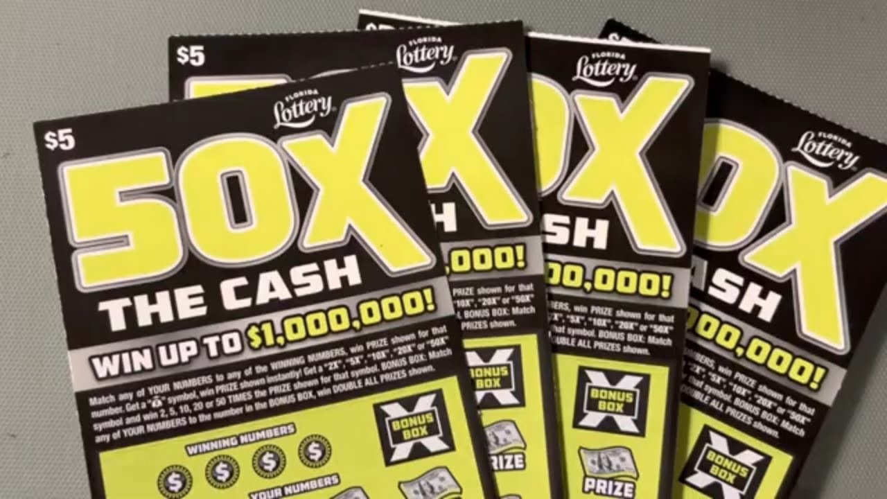 50X THE CASH SCRATCH OFFS FROM THE FLORIDA LOTTERY - YouTube