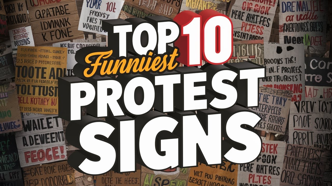 Top 10 Funniest Protest Signs People Actually Made - YouTube