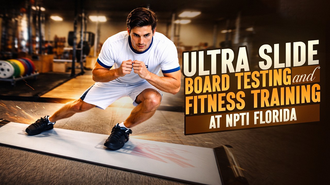 Ultra slide board Testing and Fitness training at NPTI Florida - YouTube