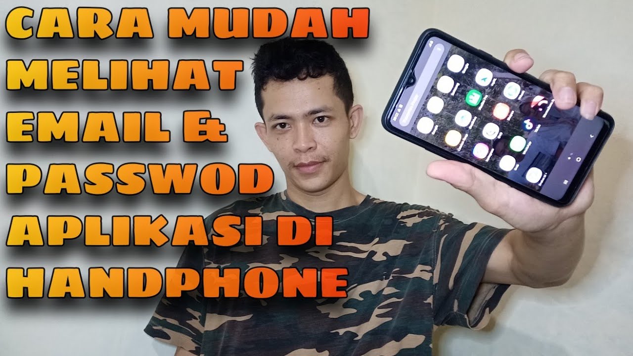 CARA MUDAH TUTORIAL MELIHAT SEMUA PASSWORD APLIKASI YANG ADA DI ...