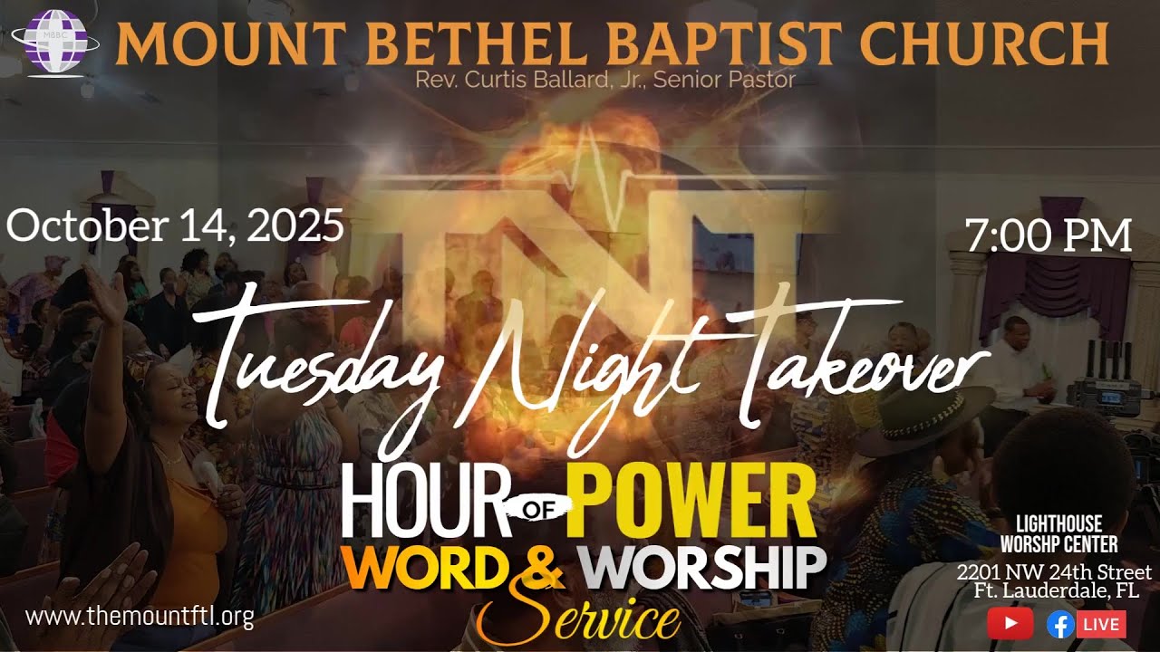 TNT (Tuesday Night Takeover) Hour of Power - Word & Worship -October 14 ...