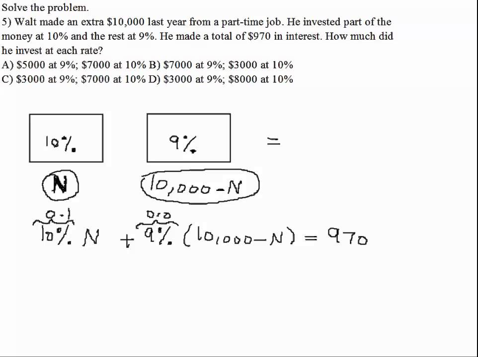 Solution to Problem 5, Math 125: Intermediate Algebra Topic 1 - YouTube
