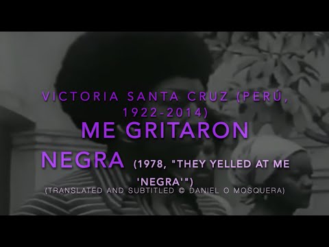 Me Gritaron Negra (They Yelled at Me \