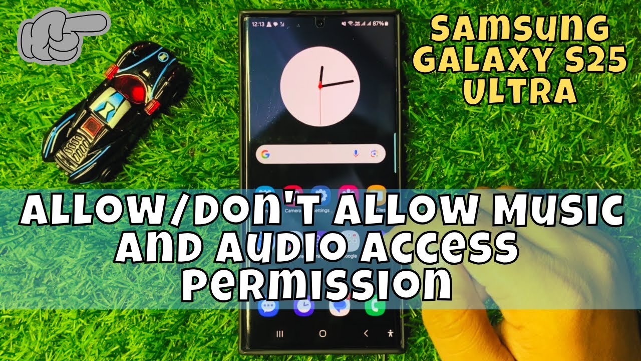 How to Allow/Don't Allow Music and Audio Access Permission Samsung ...