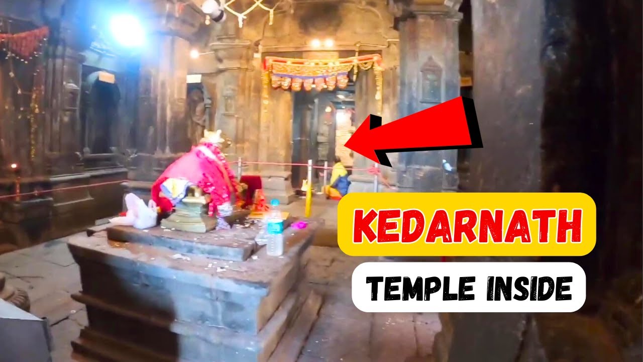 Kedarnath Temple Inside View?😲 | Kedarnath Mandir Darshan | Kedarnath ...