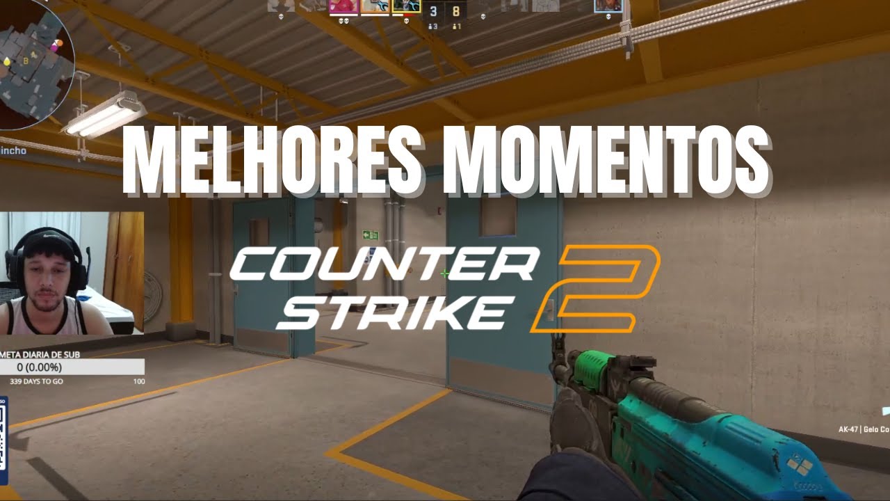 melhores momentos da live jogando counter strike 2 - YouTube