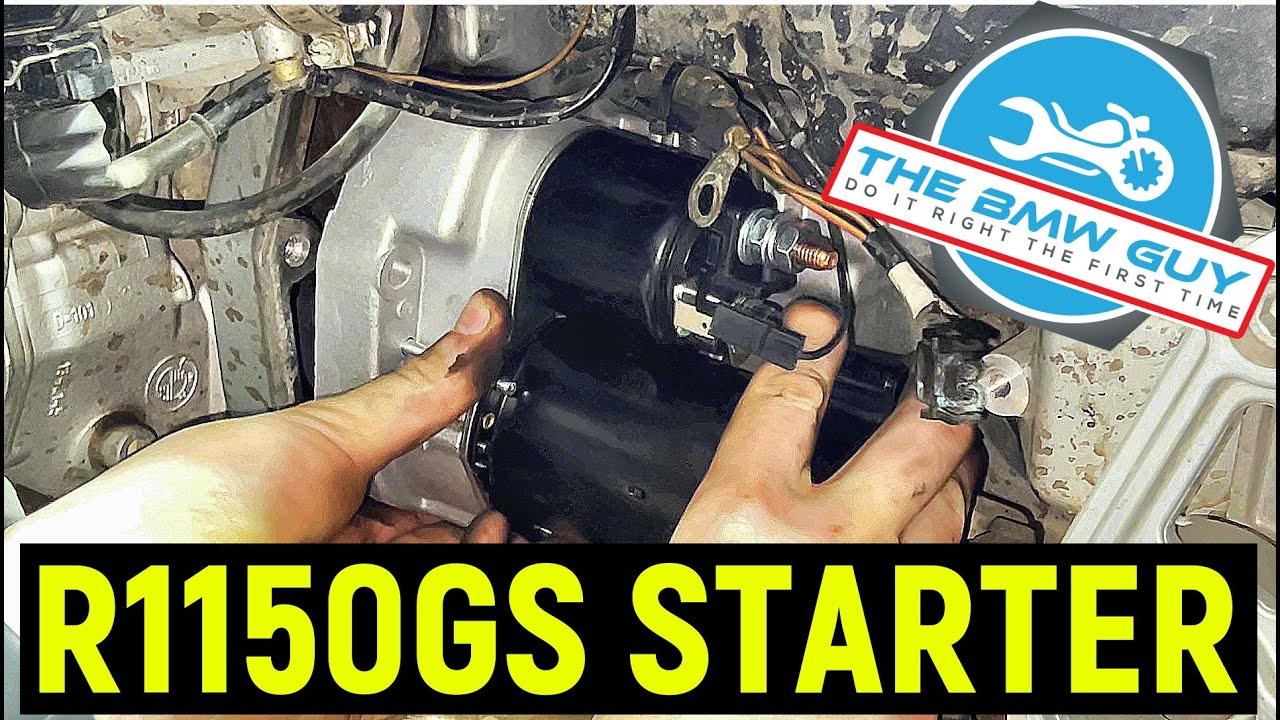 BMW R1100 and R1150 Starter Replacement - YouTube