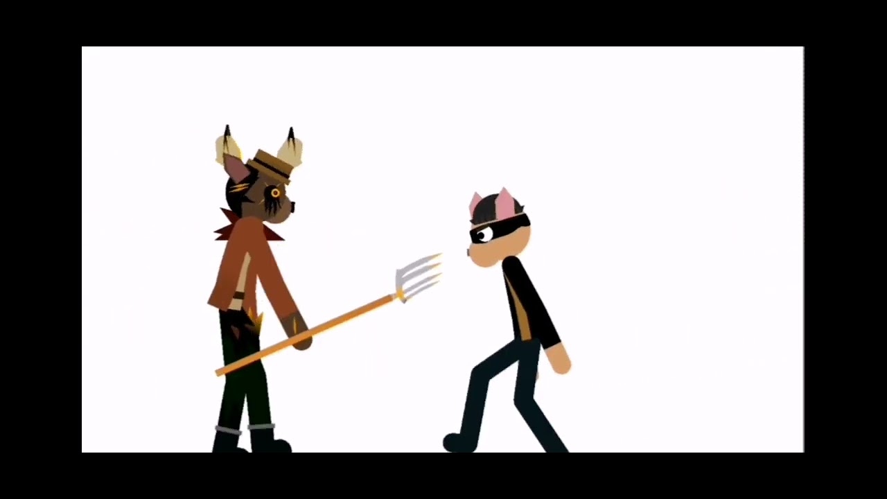 Markus vs Pony (Theif) stick figure animation - YouTube