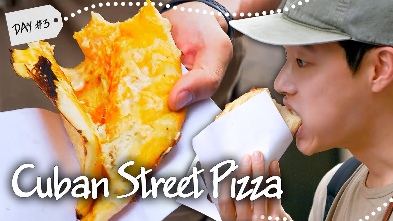 Cuban Style Street Pizza🍕 & Stunning Sunset Spots in Havana🌅 | 🛫DAY #3 ...