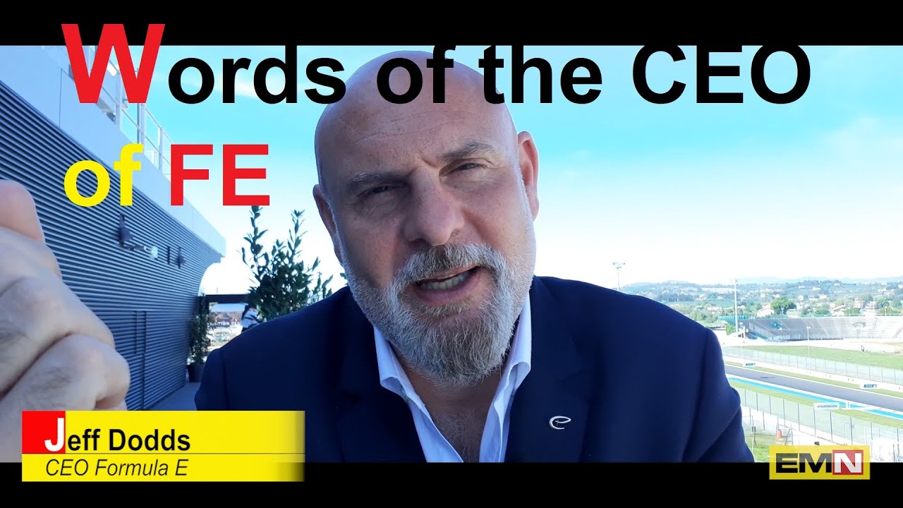 Jeff Dodds, CEO Formula E, said us in the exclusive interview… - YouTube