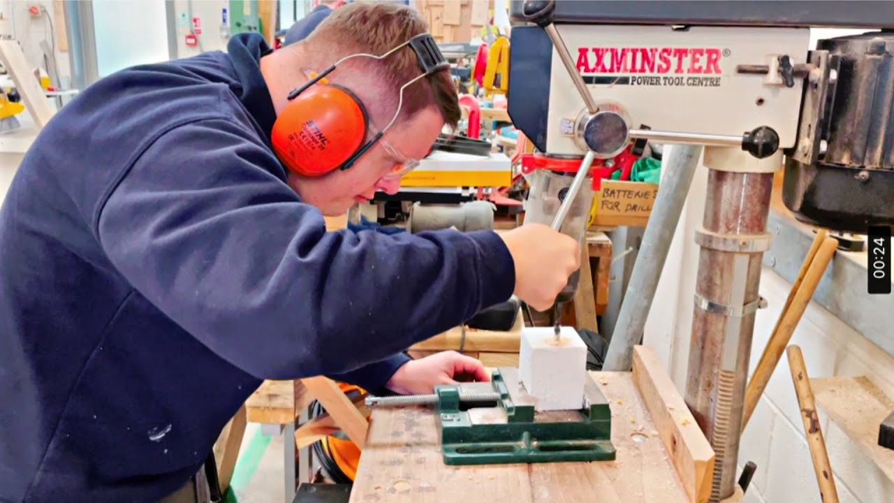 Pluss Learning Disability Training - Woodwork - YouTube