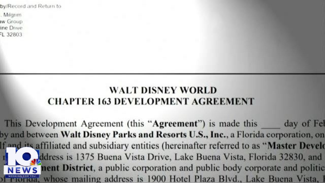 Disney dispute continues - YouTube