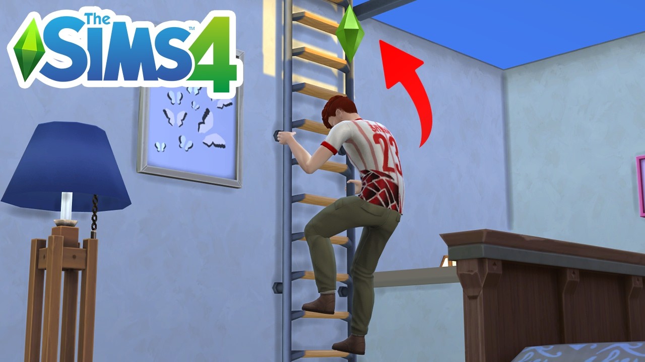 How To Get & Use A Ladder - The Sims 4 - YouTube