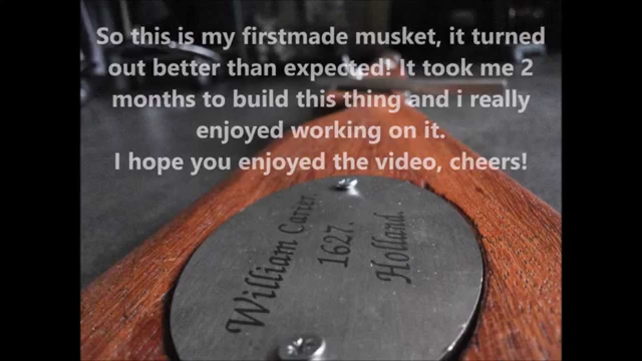 Matchlock musket making process. - YouTube