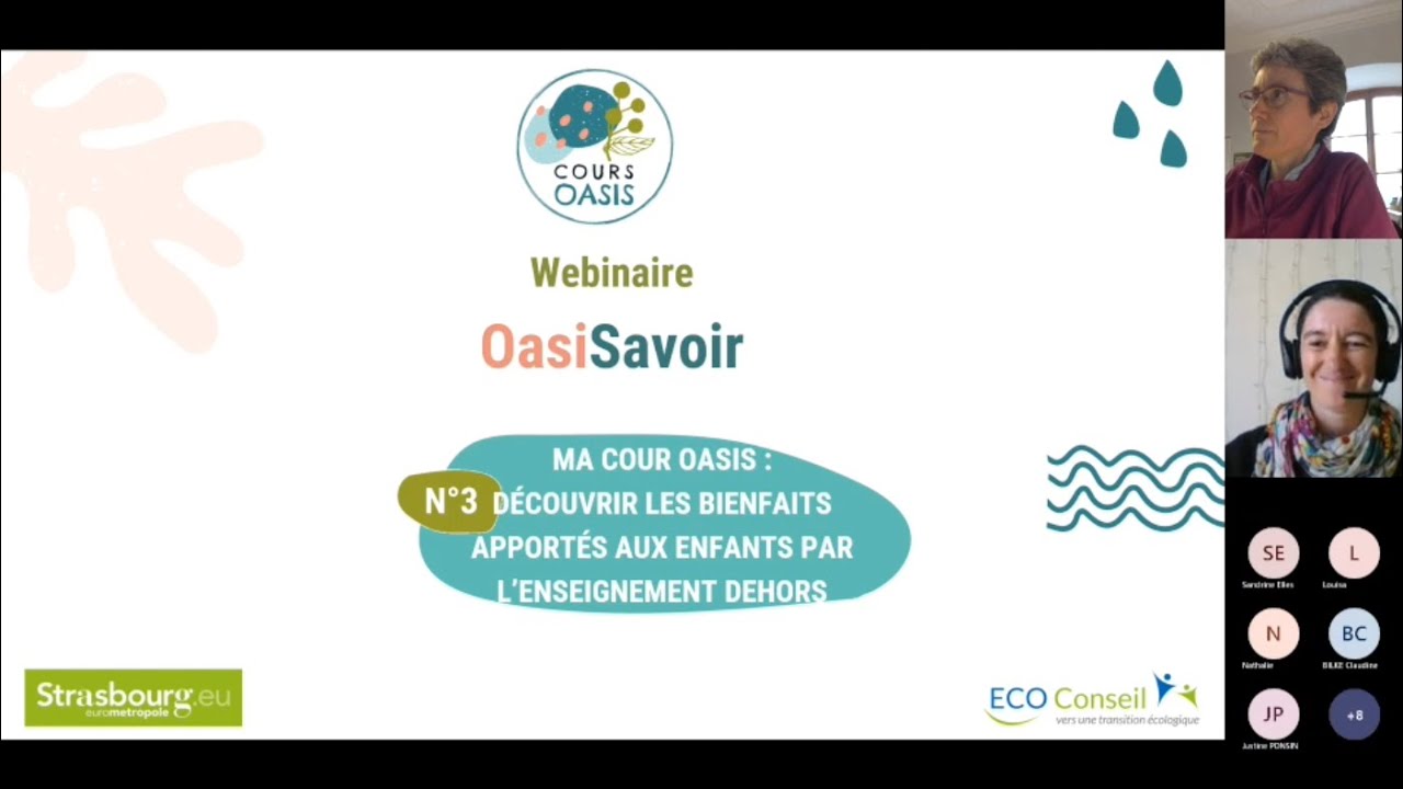 Webinaire OasiSavoir n°03 "Ma Cour Oasis" - ALEXIANE SPANU - YouTube