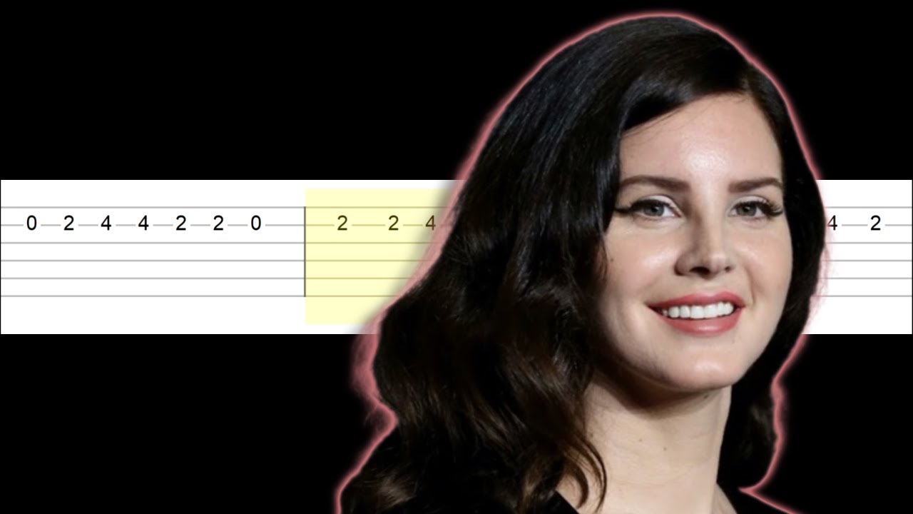 Lana Del Rey Take Me Home Country Roads Easy Guitar Tabs Tutorial Youtube