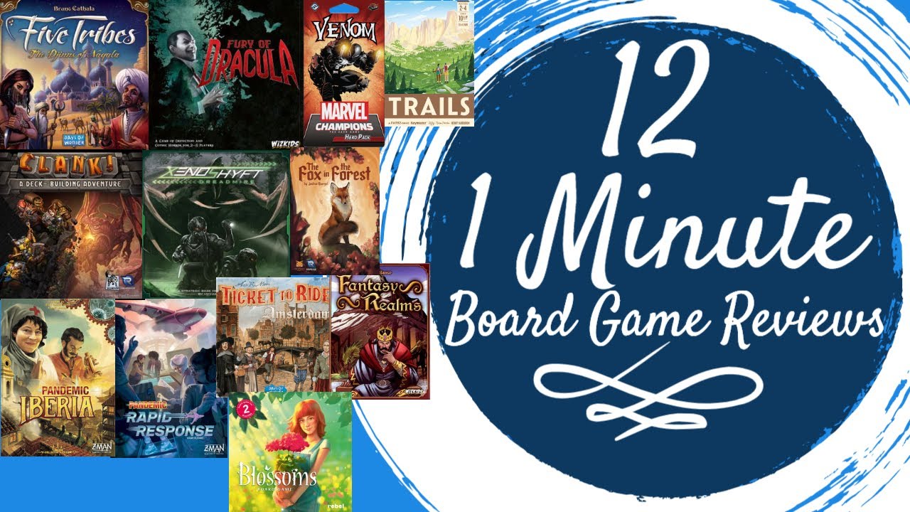 12 1 Minute Board Game Reviews YouTube 12-1-minute-board-game-reviews-youtube