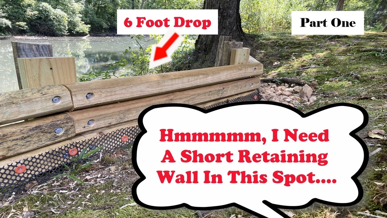 Building a Short Retaining Wall....Will It Work?? - YouTube