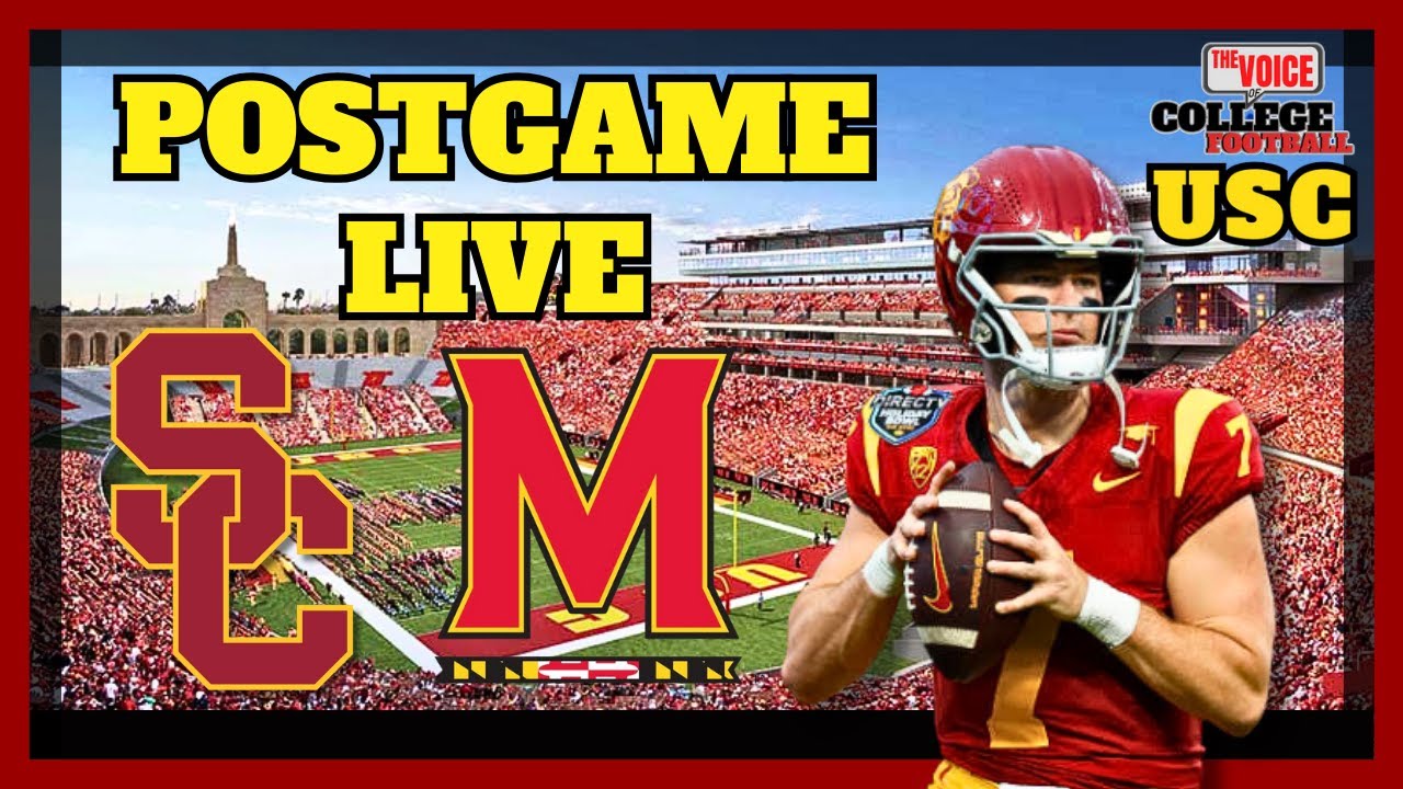 🔴USC vs Maryland - Postgame Show Instant Reaction - YouTube